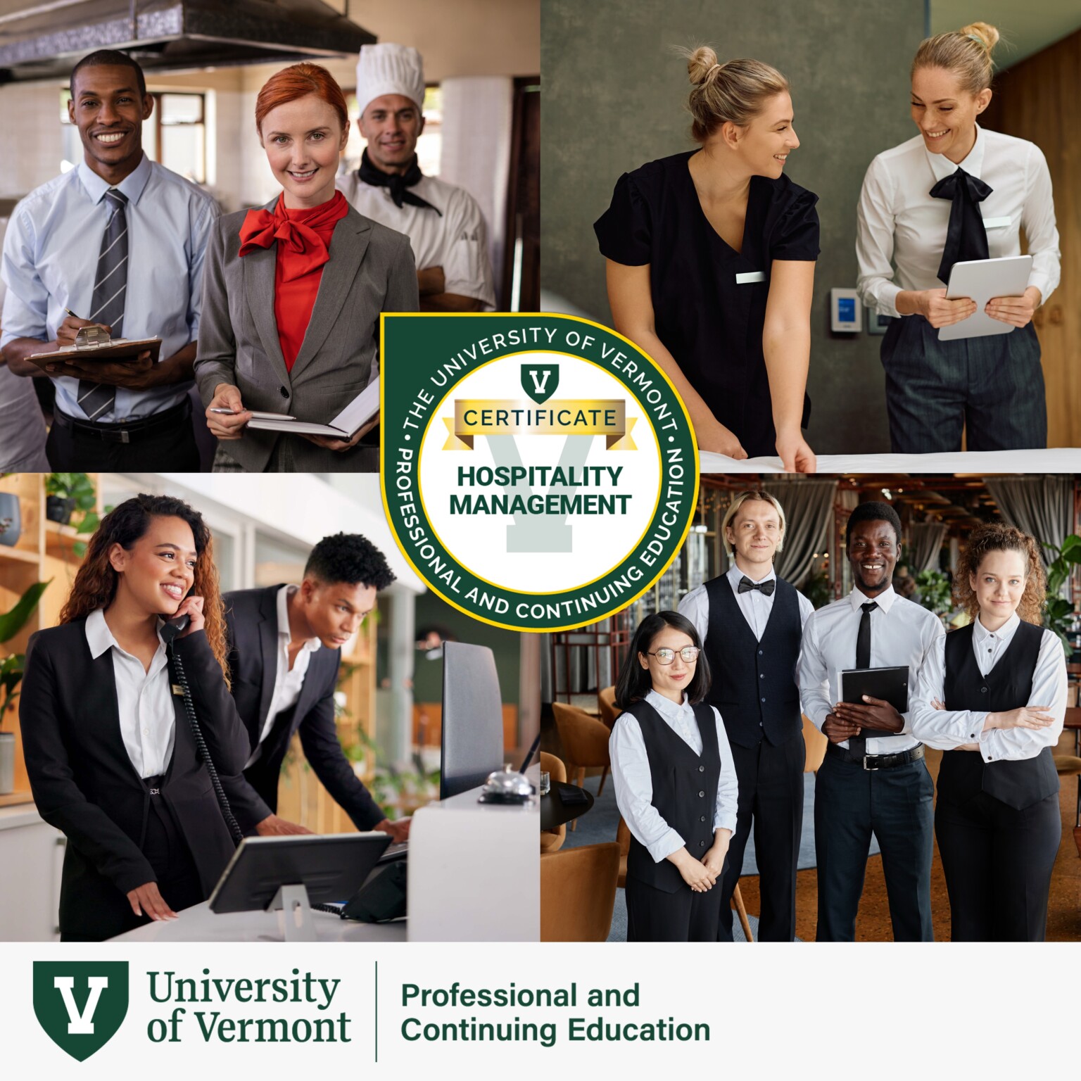 Vermont Hospitality Management Certificate at UVM
